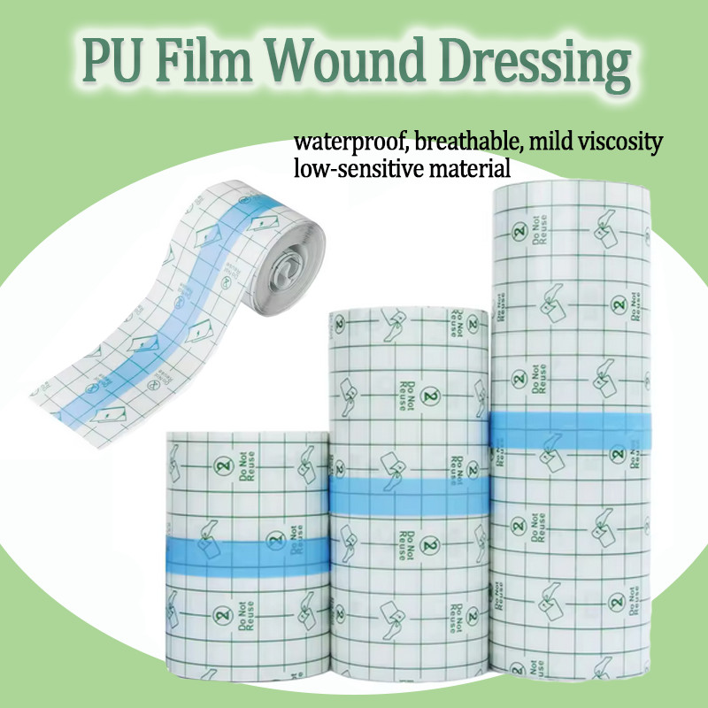PU Film Waterproof Transparent Wound Dressing for Skin Repair Wrap ...