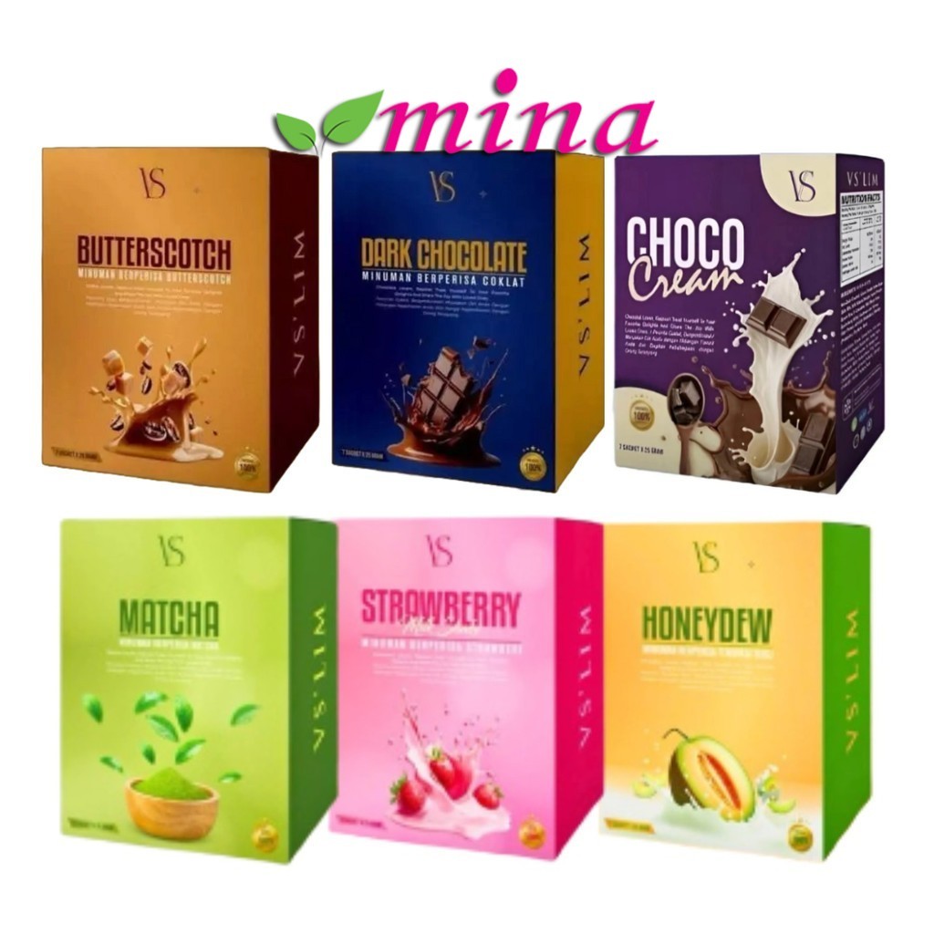 VSLIM 7s Butterscotch Dark Chocolate Fiber Honeydew Matcha Strawberry V ...