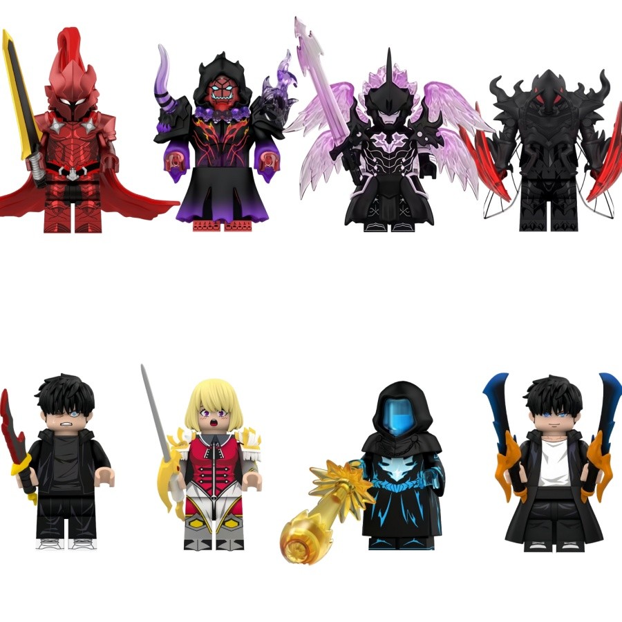 Solo Leveling Action Figures Beru Bellion Tusk Sung Jin-Woo Cha Hae-in ...