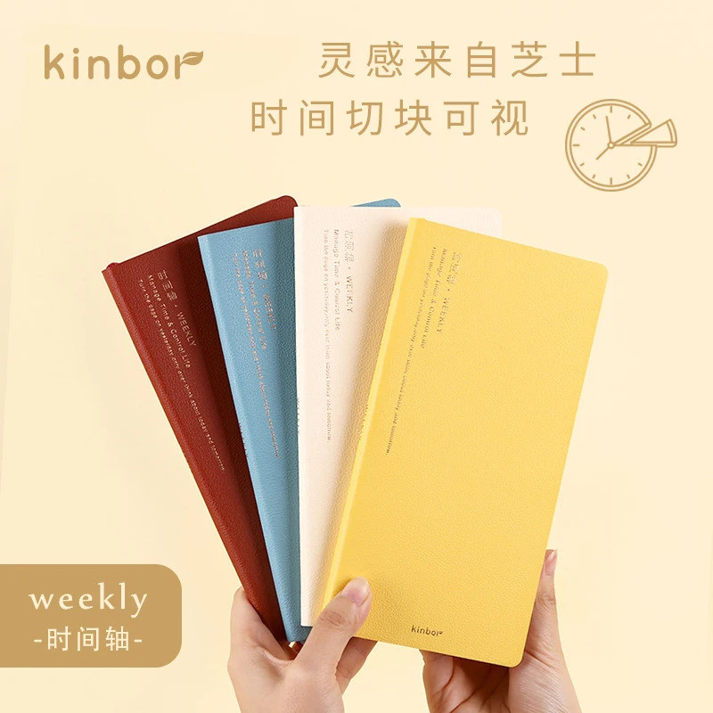 Kinbor Timeline Weekly Plan Weeks Hand Book Agenda Todolist Record Book ...