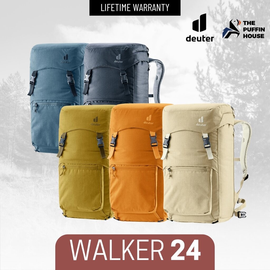 DEUTER 24 Liter Day Pack Backpack For 17 Inch Notebook Walker 24 (New ...