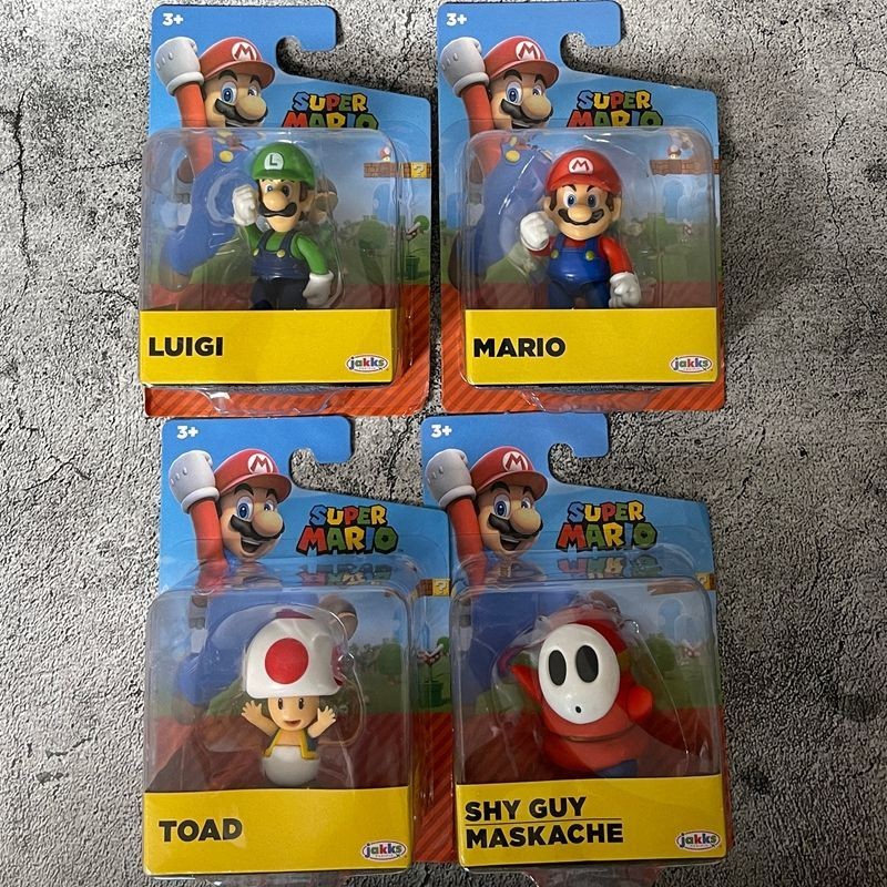 Genuine JAKKS Jacks Nintendo Super Mario Mushroom Koinobio Movable ...