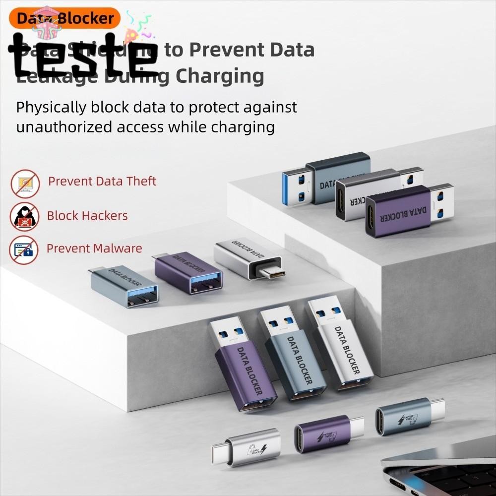 USB Data Blocker, Only for Charge Refuse Hacking USB Type-C Defender ...