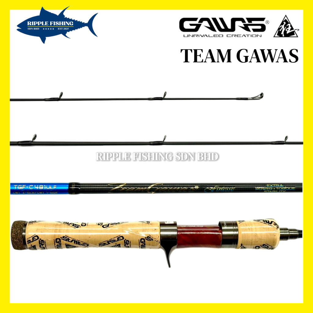 GAWAS TEAMGAWAS FISHING ROD BAITCASTING (481ULF, 501ULF, 561LF ...