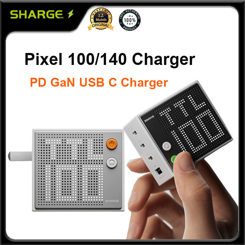 SHARGE Pixel 100/140 GaN Charger 100W 140W USB-C Charger With Smart Dot ...