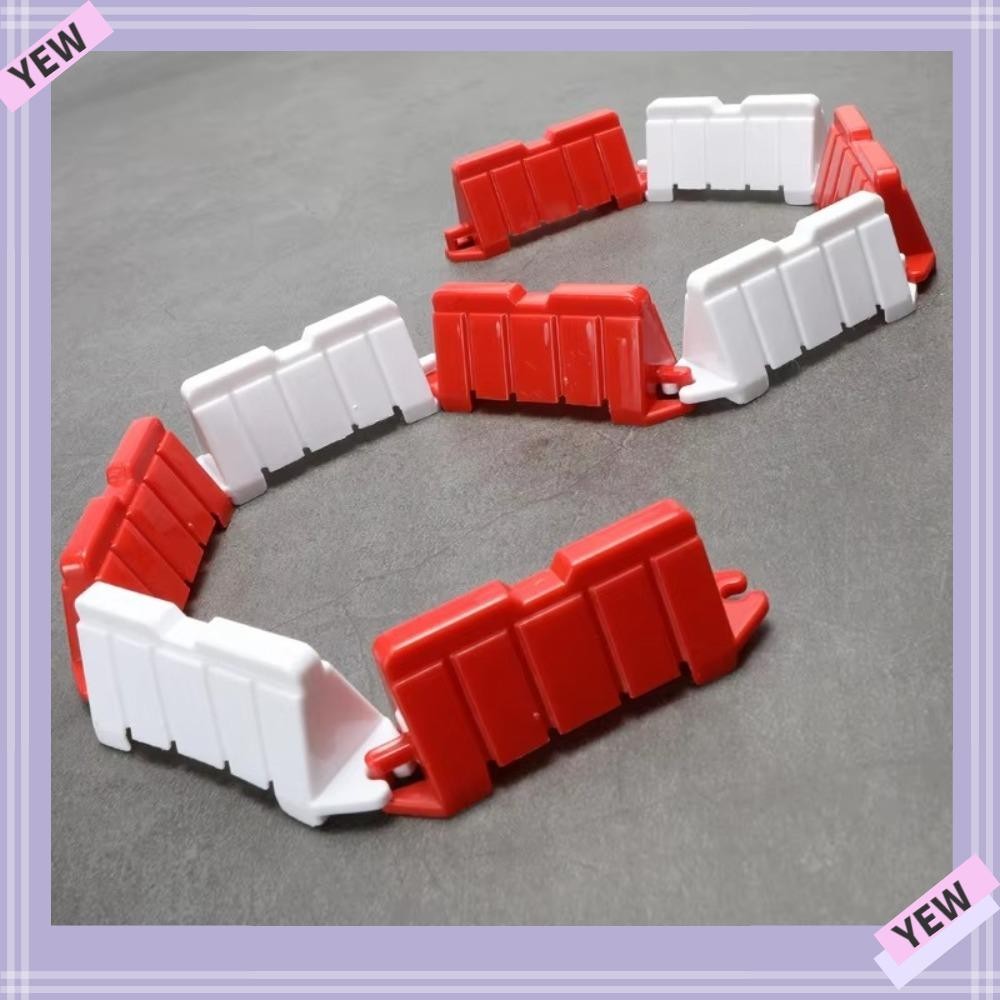 YYE 50pcs Road Barriers, Plastic Handmade Highway Splicing Road Block ...