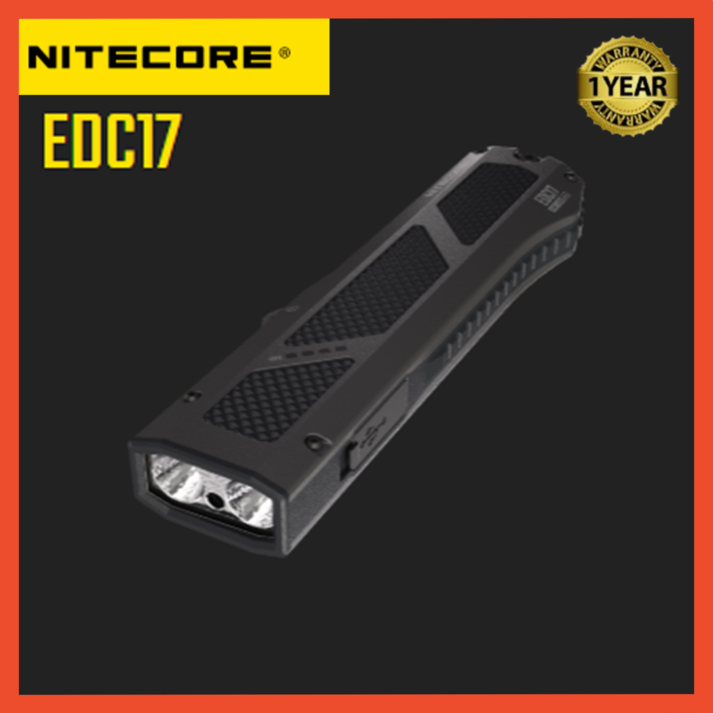 NITECORE EDC17 Tactical Flashlight | Super Bright Self-Defense Mini ...