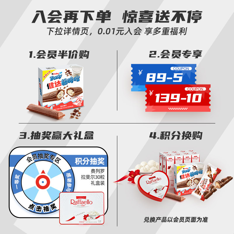 Ferrero Raphael White Ball 10 Capsules Wedding White Lover Mid-Autumn ...