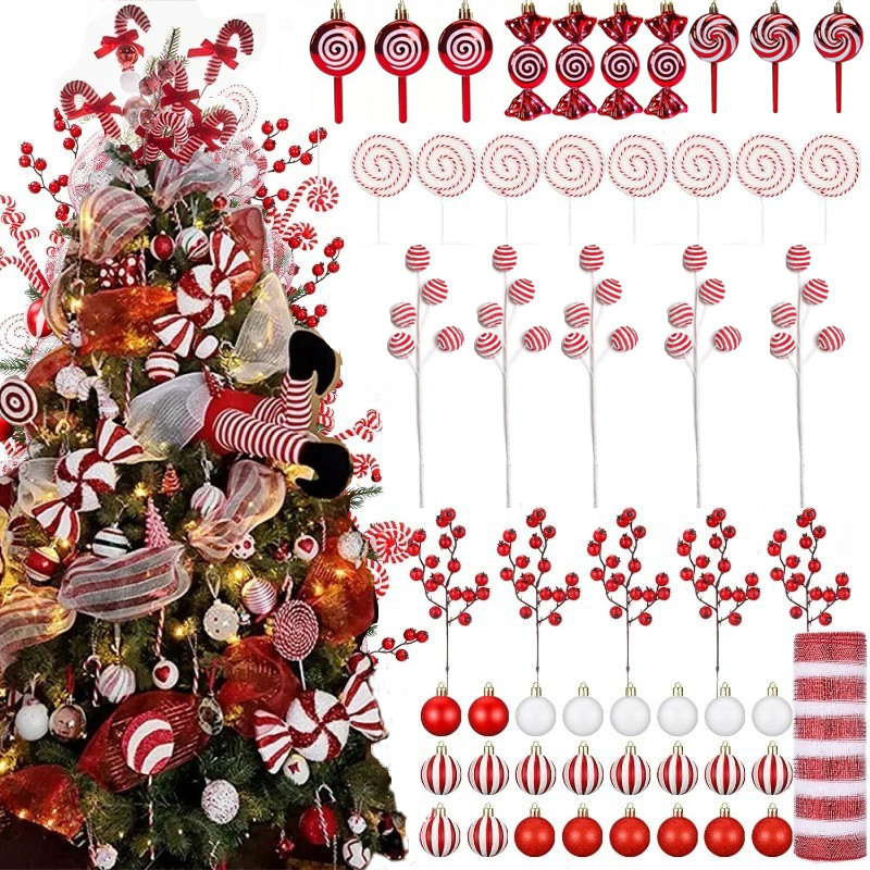 Christmas Ornaments, Christmas Tree Decoration Set Christmas Balls ...