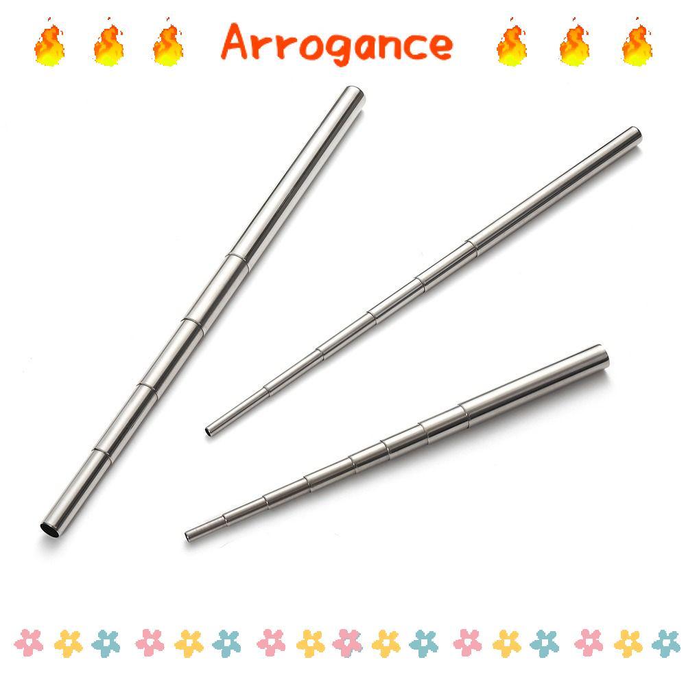 ARROGANCED Fire Blow-out Stick, Mini Stainless Steel Fire Bellowing ...