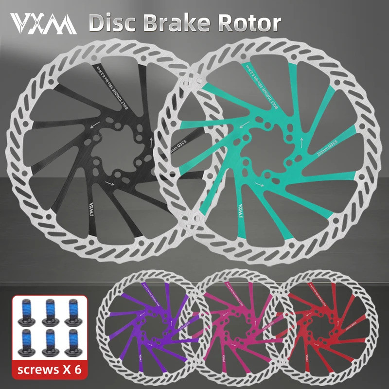 VXM Ultralight Bicycle Hydraulic Disc Brake Rotor 160mm 180mm 203mm ...