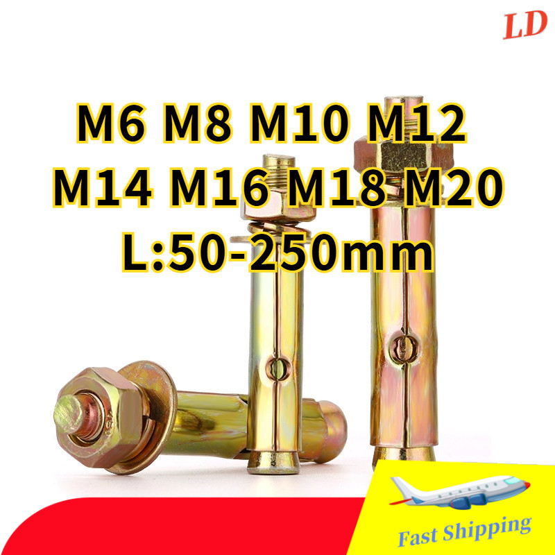 Expansion Anchor Bolt | Color Plated Galvanized | Wall Plug ...