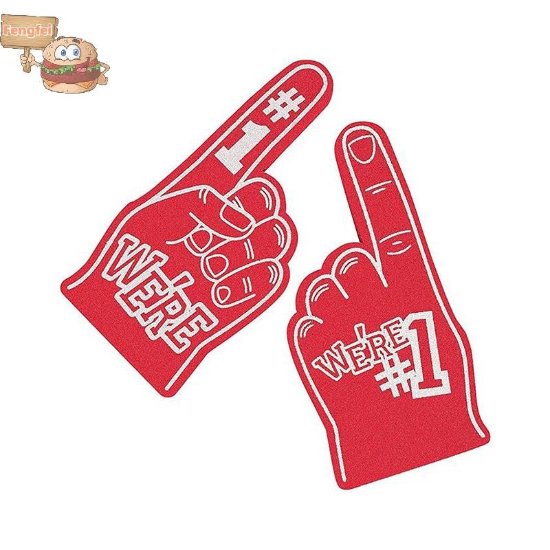 feng Universal Large Foams Fingers Cheerleading Props Hand Sports Event ...