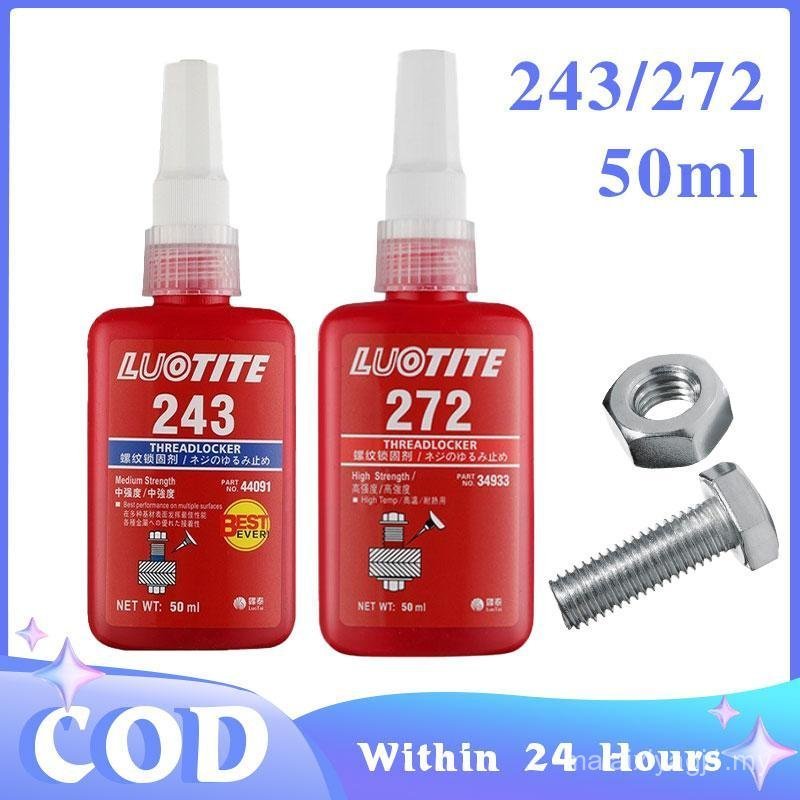 243 Threaded Locking Sealant Threadlocker Anaerobic Glue Metal Forming Glue Screw Bolt Fastening ...