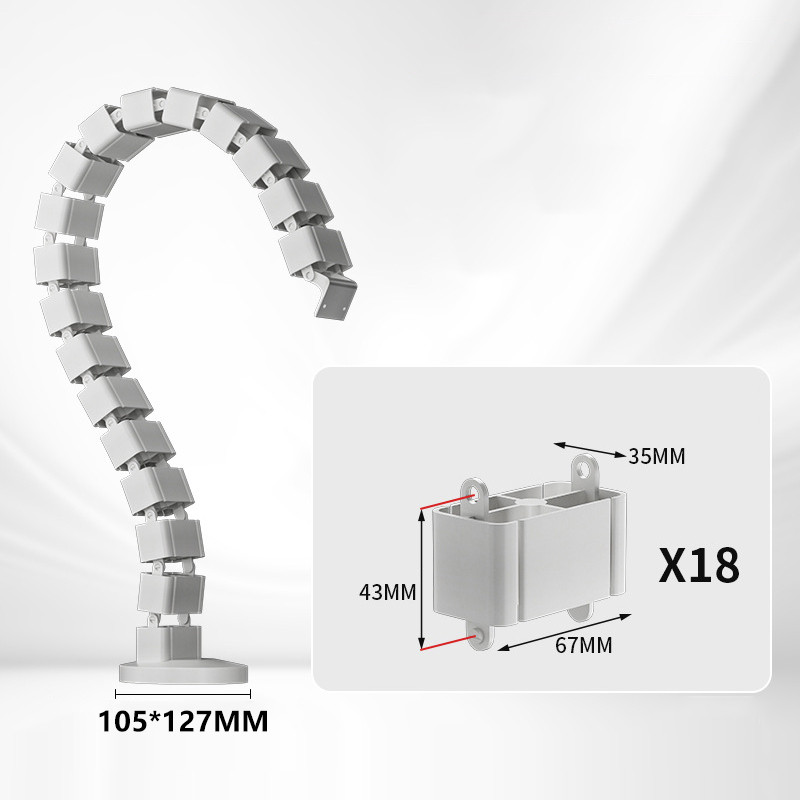 【Z*Star】 Wire Spine Cable Spine 80CM Under Desk Cable Tray Wire ...