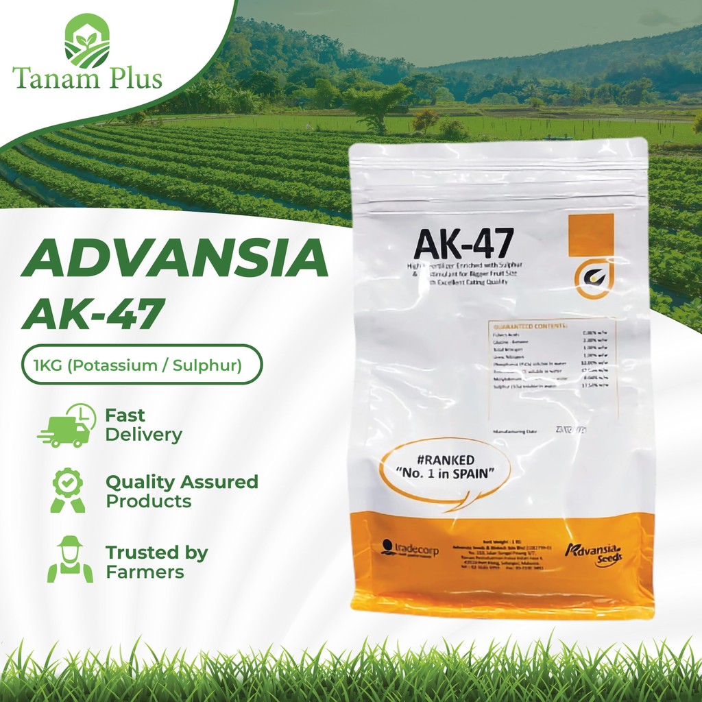 Advansia AK - 47 Baja Buah High PK + Sulphur & Biostimulant (1KG ...
