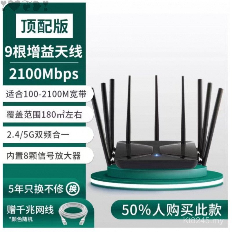 Through the Wall King Wireless Gigabit Dual-Band Smart Router High ...