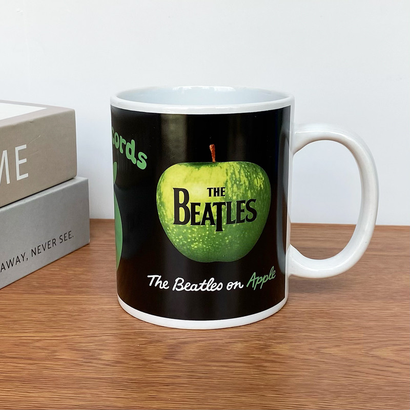 Original Order Beatles Merchandise Green Apple Classic Mug Music Style ...