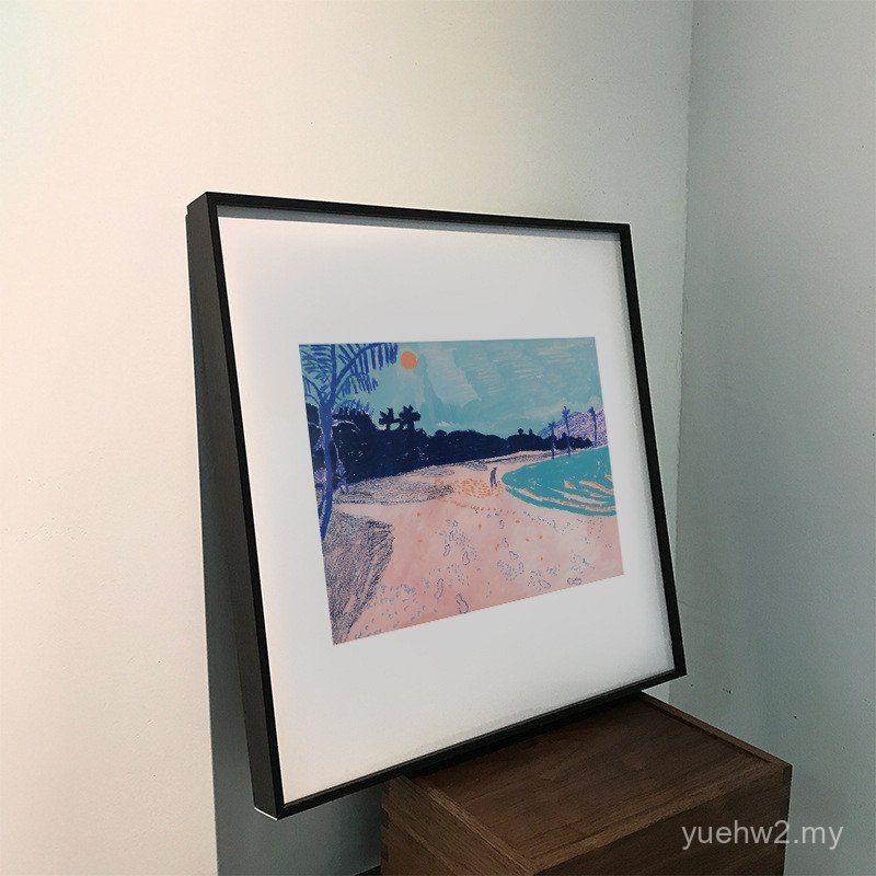 Ilustrator Perancis Lukisan Minyak Vintage Square CHIC Bingkai Hiasan ...
