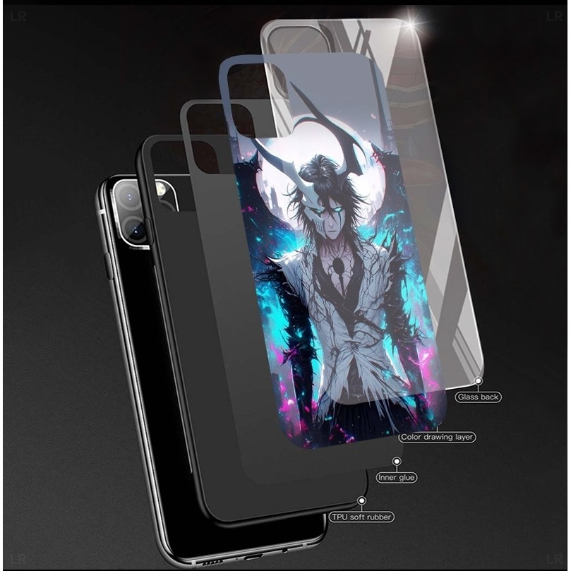 Ichigo Bleach Anime 10 design Tempered Glass phone case cover For ...