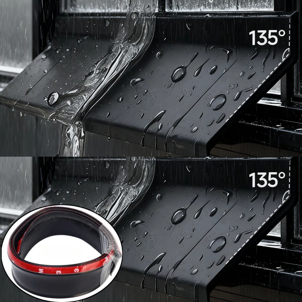 100cm Door Window Water Blocking Sealing Strip Sliding Window Rain ...