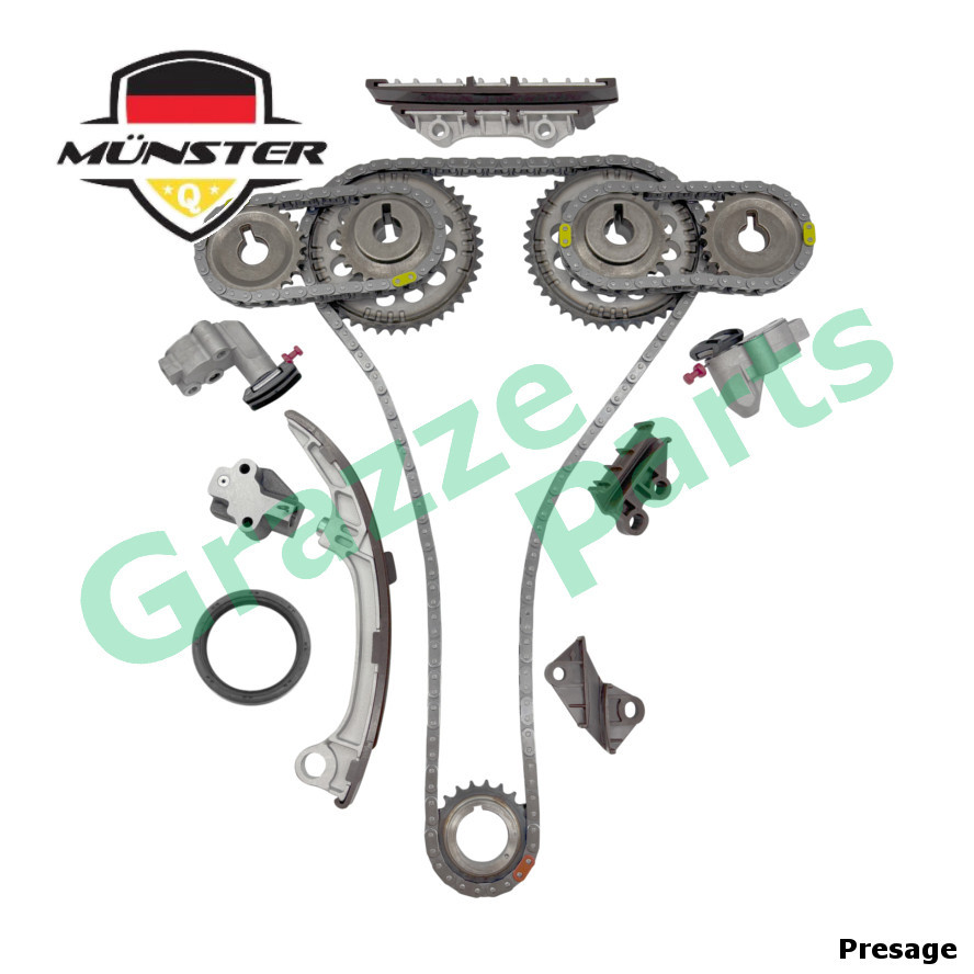 (18pc) Münster Timing Chain Kit Set for Nissan Presage HU30 3.0 VQ30 ...
