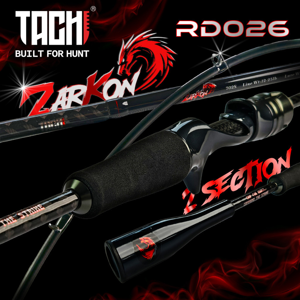Joran TACHI ZARKON 2PCS M/MH 8-17lb 10-20lb 12-25lb Medium Heavy Kolam ...
