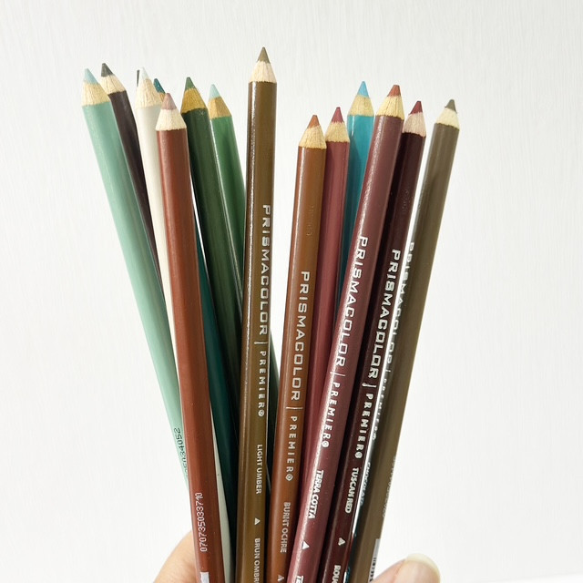 Prismacolor Premier Soft Core Color Pencils - Series 8 (Earth Browns ...