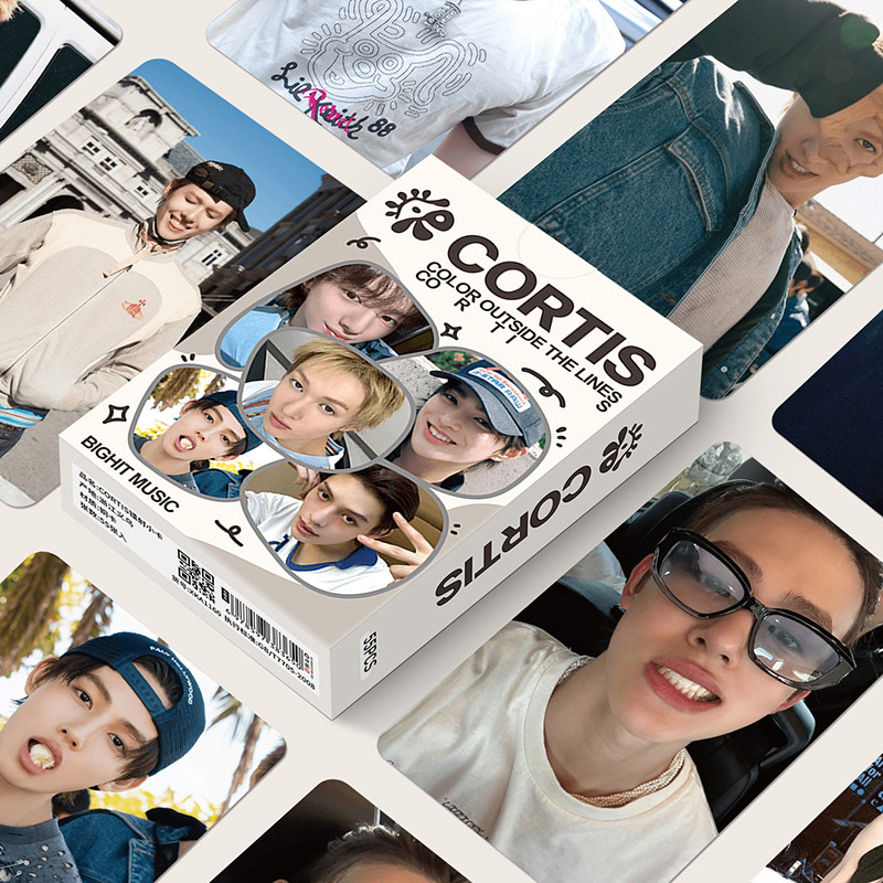 KPOP 55pcs/box CORTIS Photocards Holographic Card JAMES SEONGHYEON ...