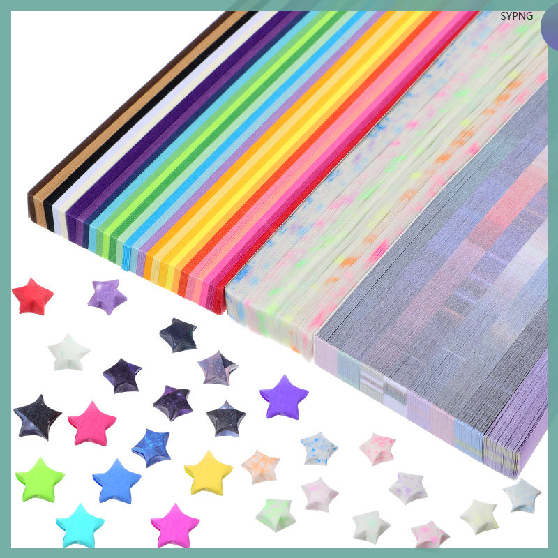 1290 Pcs Star Paper Strips Origami Star Paper Strips Paper Star Strips ...