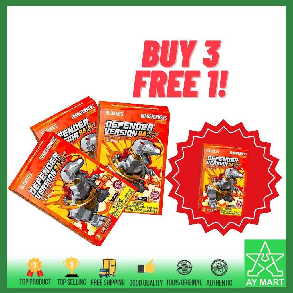 Blokees Defender Version 04: Tyrant’s Fury Action Figure (BUY 3 FREE 1 ...