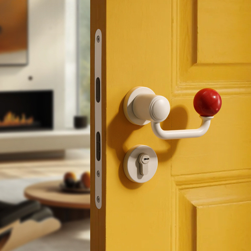 Cream Style Bedroom Door Lock Indoor Wooden Door Lock Universal Door ...