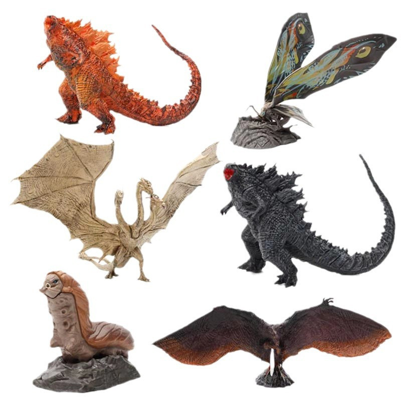 6 Godzilla Monster Forms Gila Temptation Star Dinosaurs Simulation ...