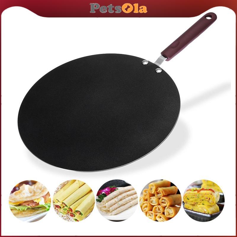 PETSOLA Nonstick Dosa TAVA Fry Frying Pan 30cm Chapati Roti Bread Maker ...
