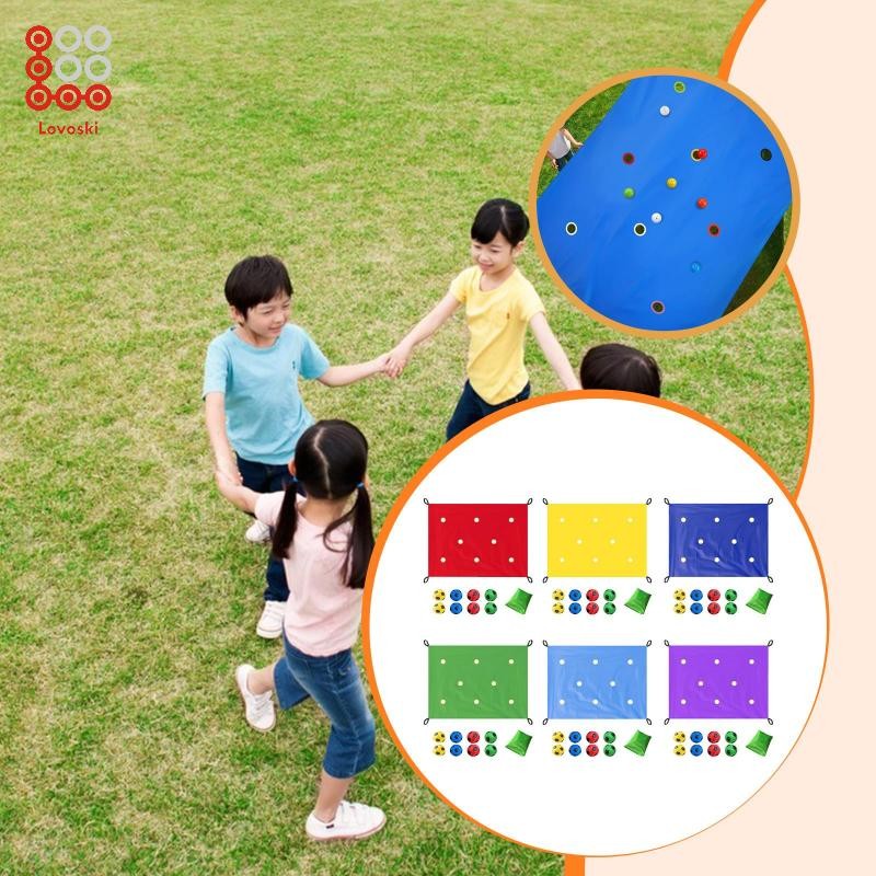 [Lovoski] Hole Tarp Teamwork Group Game, Interactive Outdoor Team ...