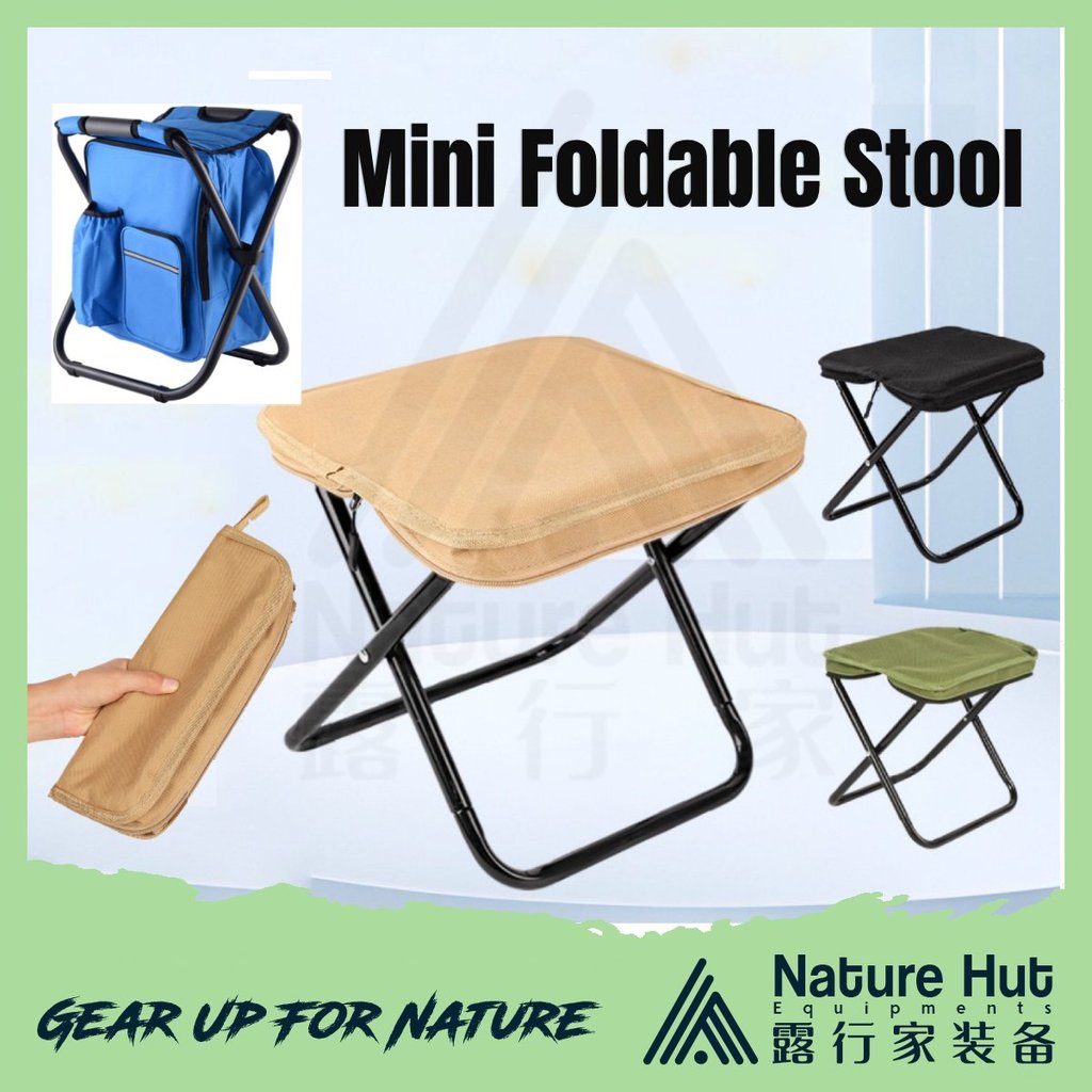 Mini Foldable Stool Outdoor Camping Hiking Fishing Picnic Travel ...