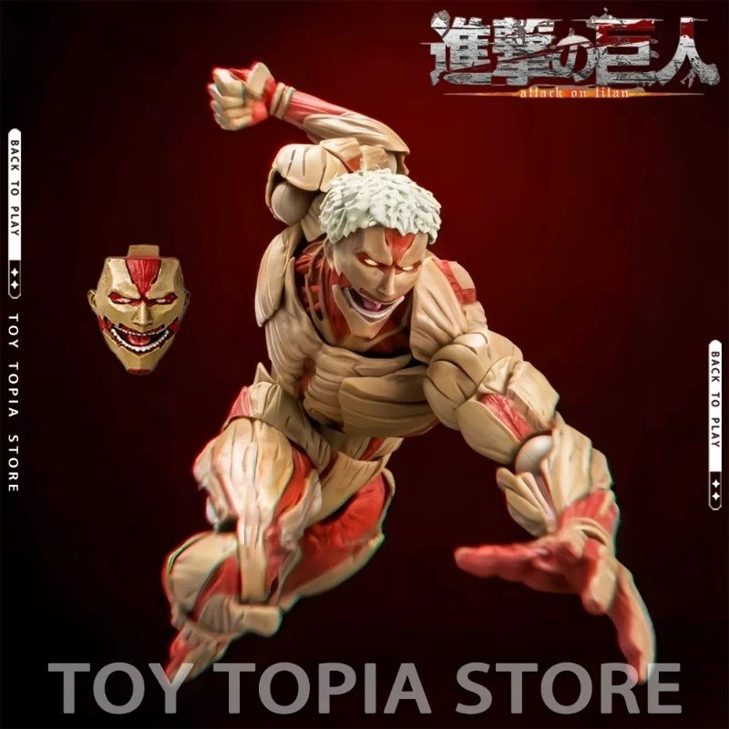 NEW Kaiyodo Attack on Titan Amazing Yamaguchi Revoltech Armored Titan ...