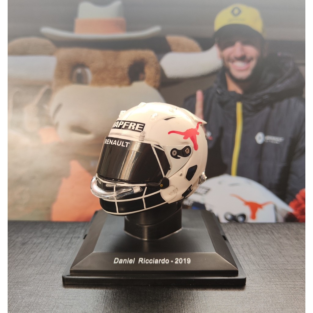 F1 Helmet Model 1: 5 SPARK Renault R.19 Ricardo 2019 Helmet American ...