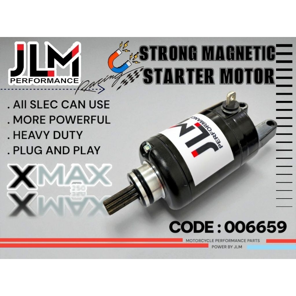 JLM XMAX 250 X-MAX250 300 XMAX250 RACING STARTER MOTOR ASSY STRONG ...