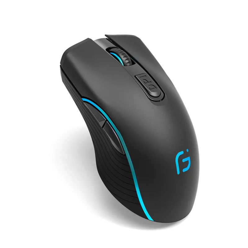 Rechargeable Computer Mouse Dual Mode Bluetooth+2.4Ghz Wireless USB ...