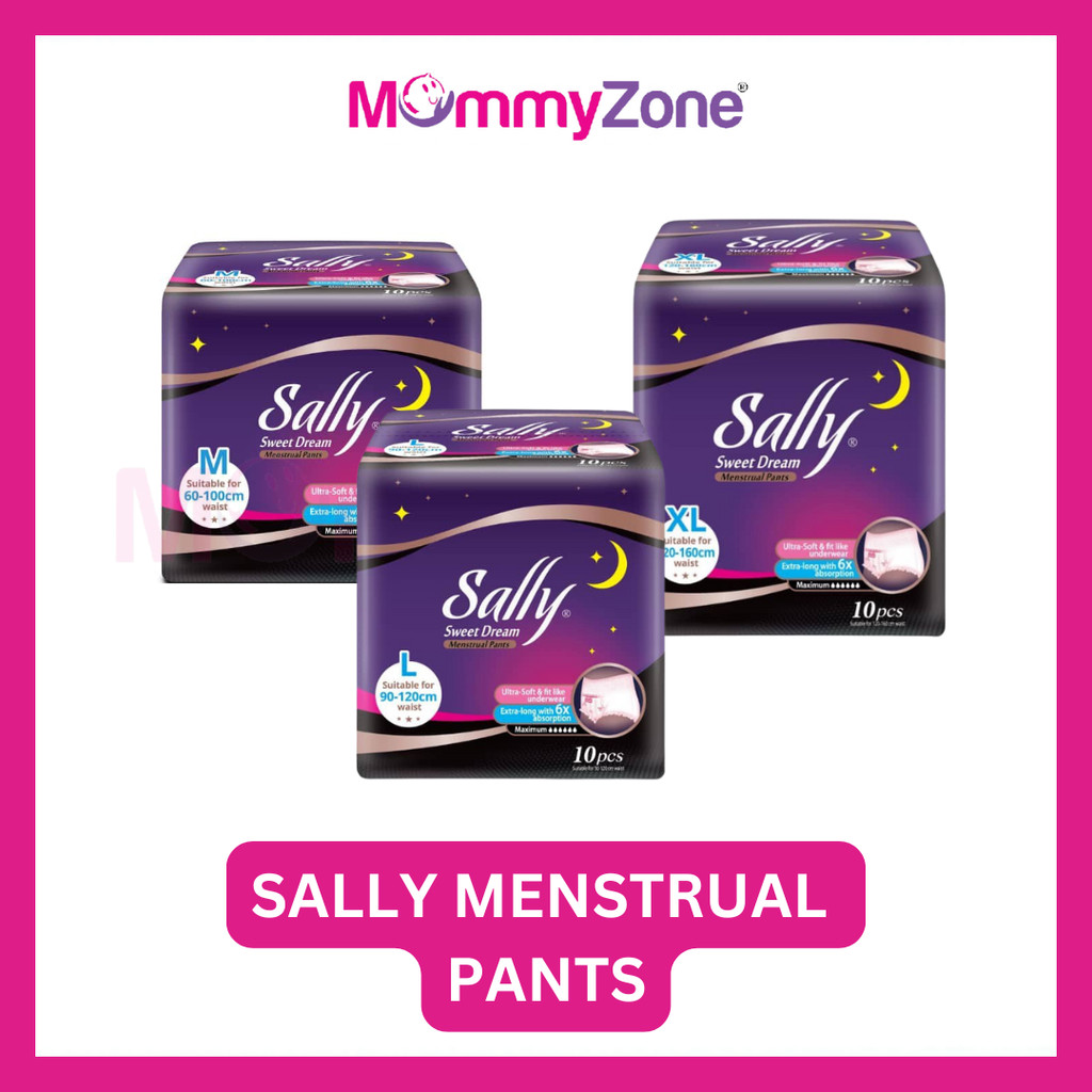 Sally - Seluar Dalam Sanitari Haid Wanita (1 Pek - 10 Keping) / Women's ...