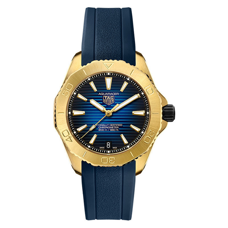 TAGG Heuers Sports Diving Series 18K3N Gold Luminous Mechanical Watch ...