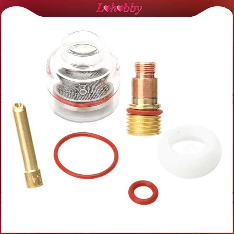 [Lohobby] 6 Pieces Welding Torch Stubby Gas Lens Argon Welding ...