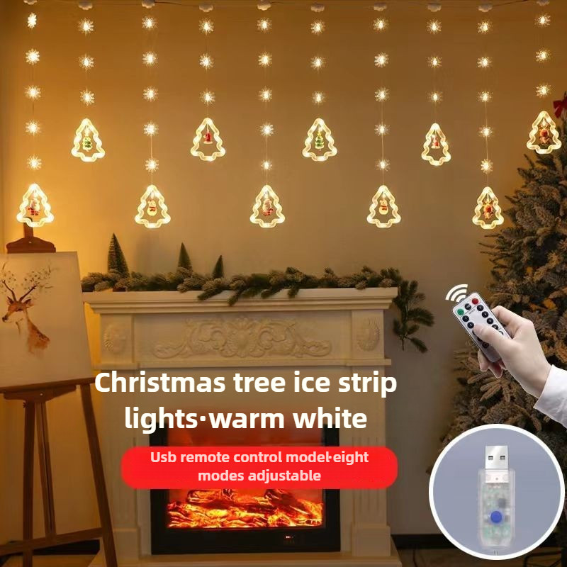 3M LED Christmas Snowflake String Light | Waterproof Star String Light ...