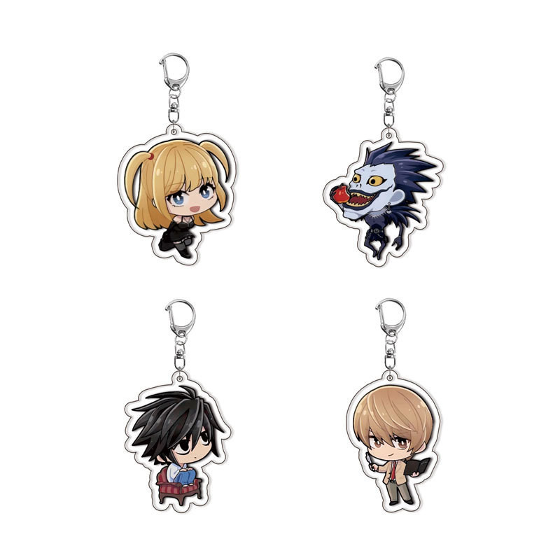 Death Note Anime Keychain L Lawliet Misa Amane Acrylic Key Chain ...