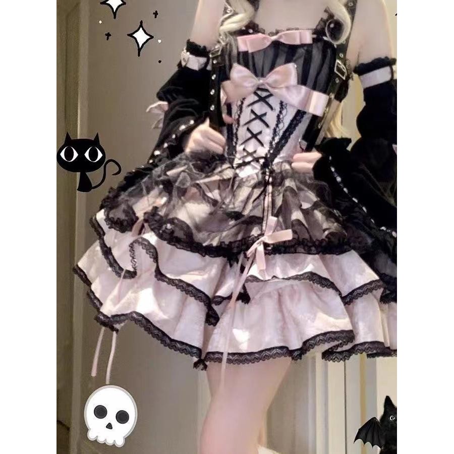 Rose Butler JSK Lolita Dress - Lace Sling for Girls' Sweet & Spicy ...
