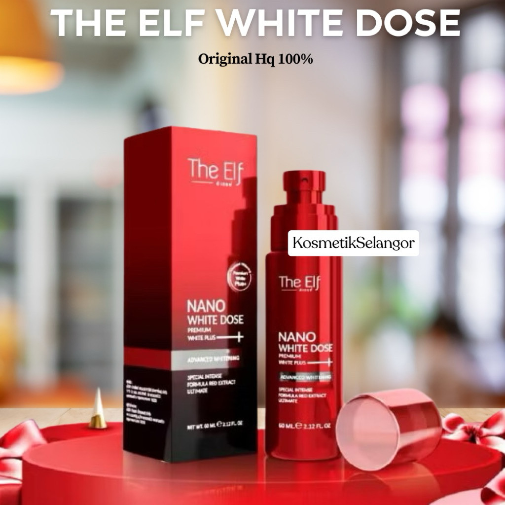 Serum The Elf Nano White Dose – Whitening & Brightening 60ml | Shopee ...