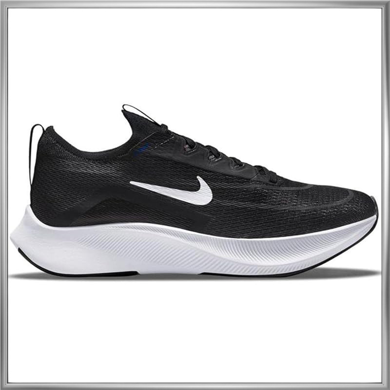 Nike Zoom Fly 4 Running Shoes, Black/Anthracite/Racer Blue/White, Size ...