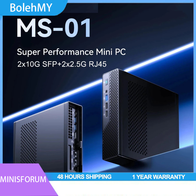 MINISFORUM MS-01 Intel i5-12600H/i9-12900H/i9-13900H DDR5 Gaming MINI ...