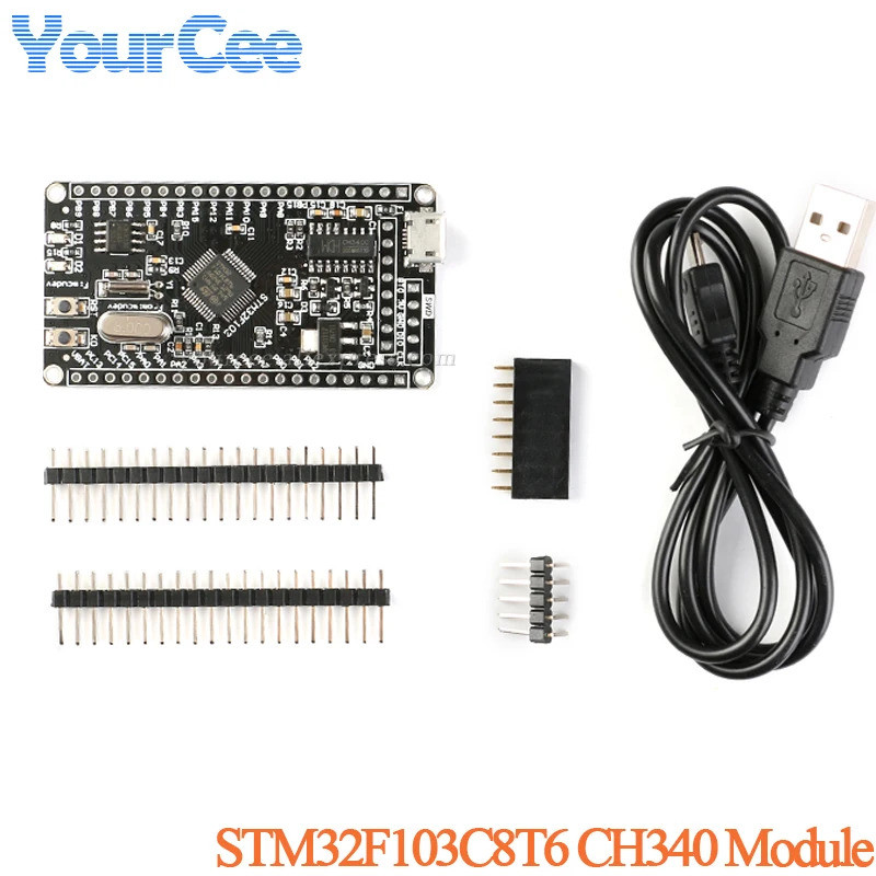STM32F103C8T6 CH340 SCM System Core Learning Development Board Module ...